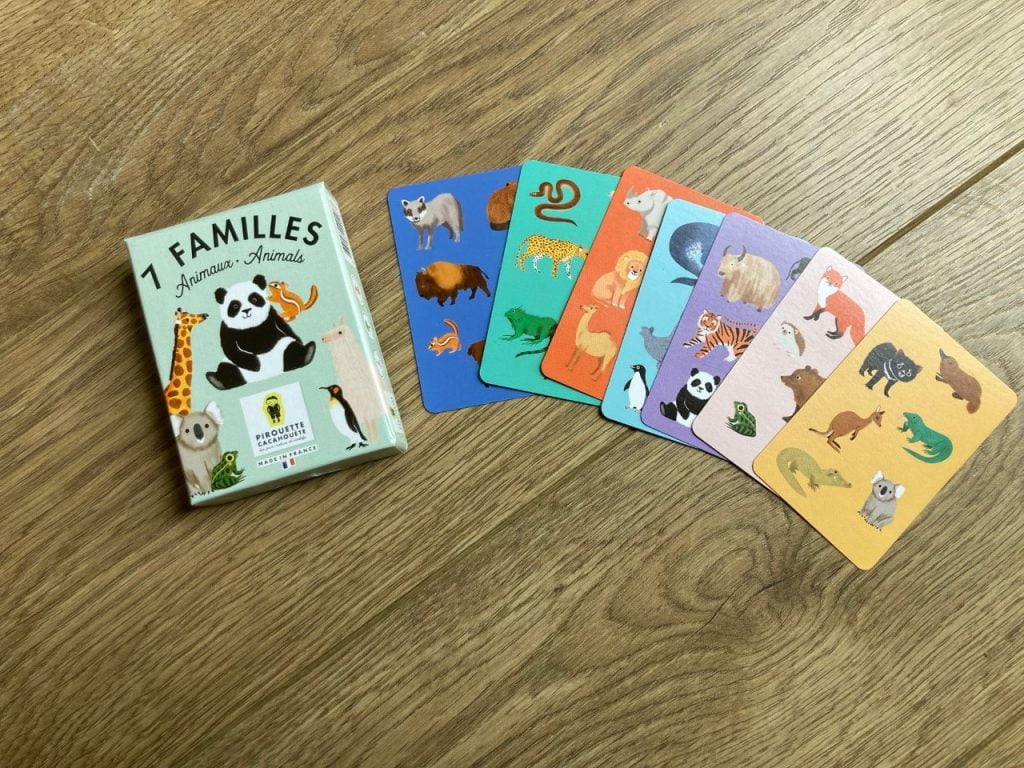 Jeu des 7 familles fabriqué en france