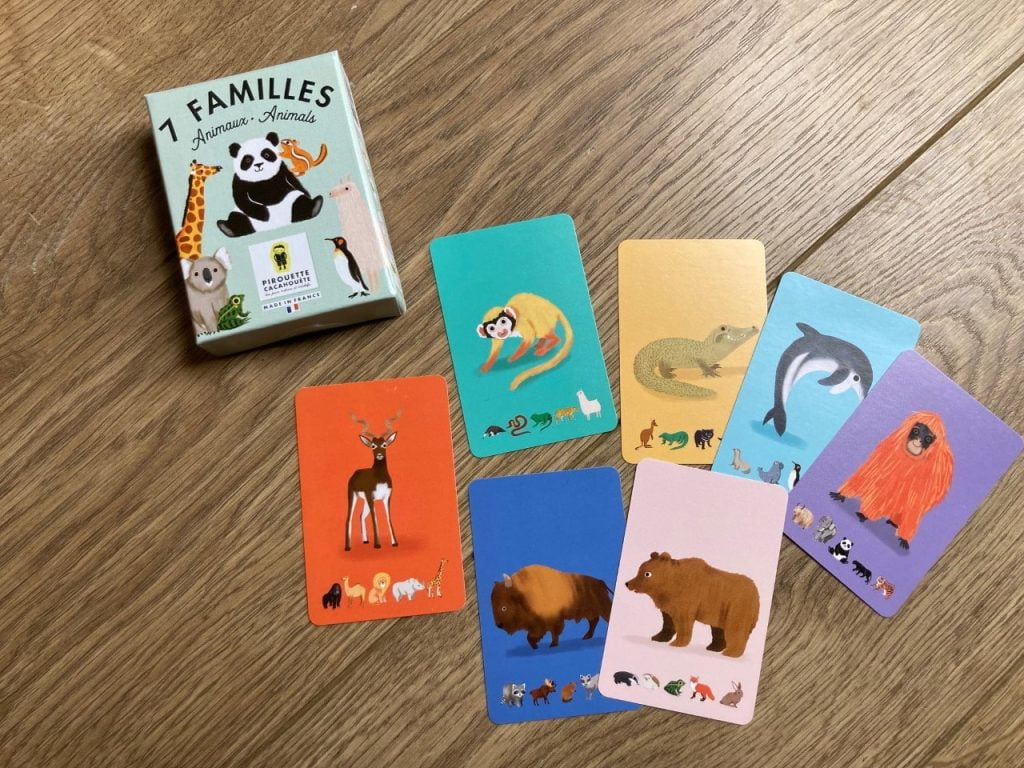 Jeu des 7 familles fabriqué en france